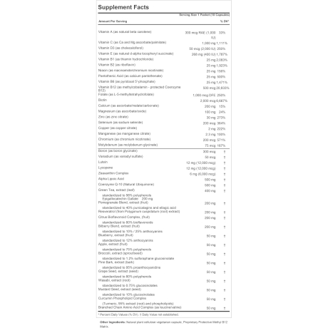 ANDREW LESSMAN Multivitamin-Men's Founders 120 Packets - More Than 40 ...
