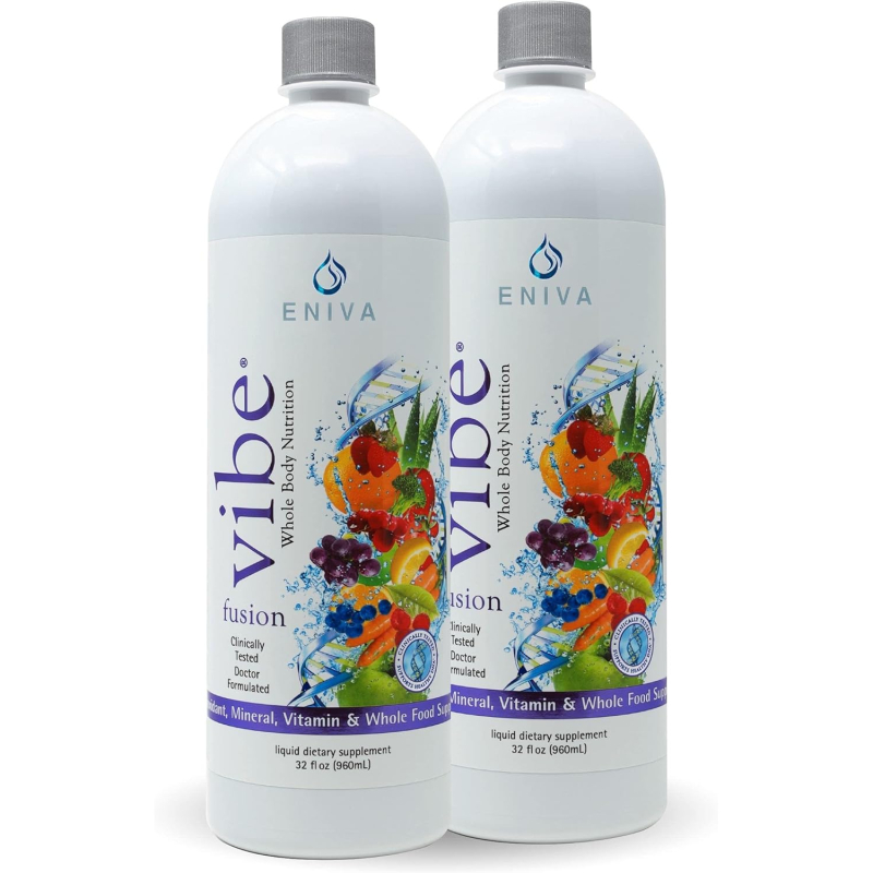 Eniva Vibe Fusion Daily Liquid Multivitamin and Mineral Supplement ...