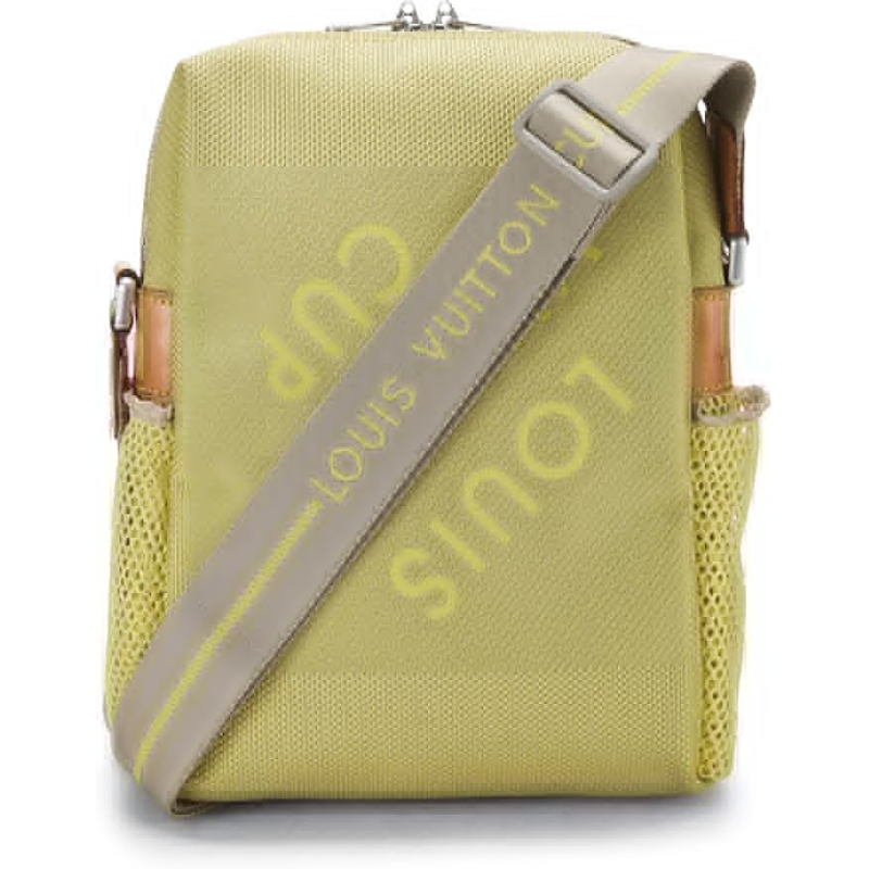 Pre-Loved Limited Edition LV Cup Jaune Green Damier Geant Weatherly ...