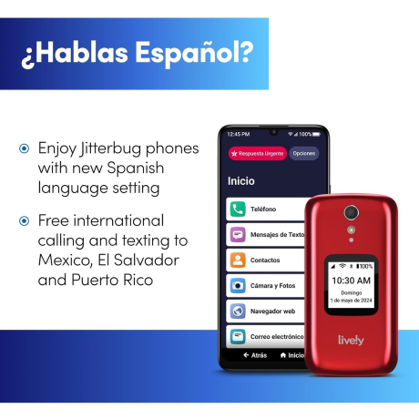Lively Jitterbug Smart4 Smartphone for Seniors - Cell Phone for Seniors ...