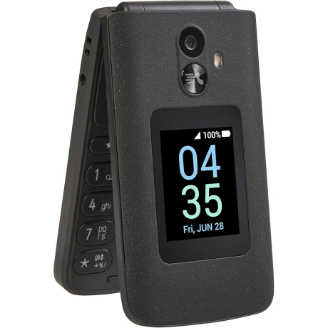 Tracfone, TCL FLIP 3, 16GB, Prepaid Flip Phone, Stone Gray, 5MP Video ...